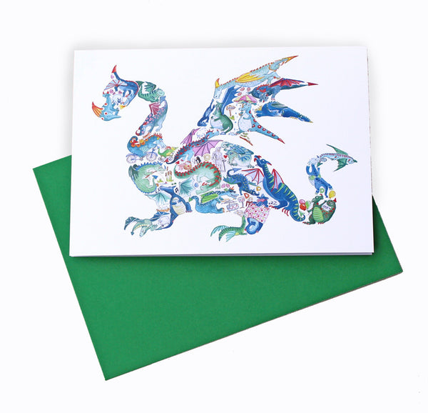 Dragon Greeting card – Louise Tate Illustration